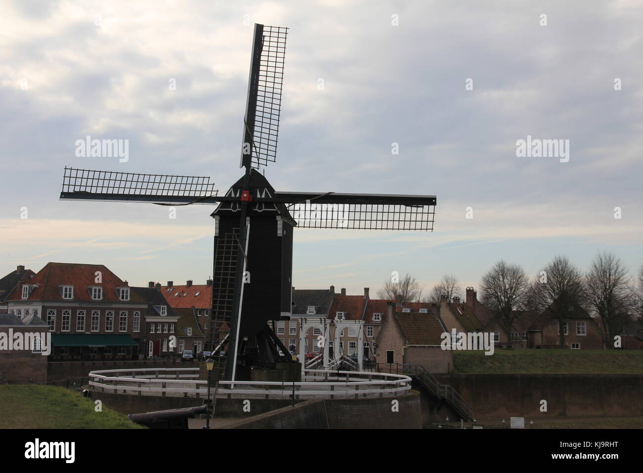 Windmill in Heusden Stock Photo - Alamy