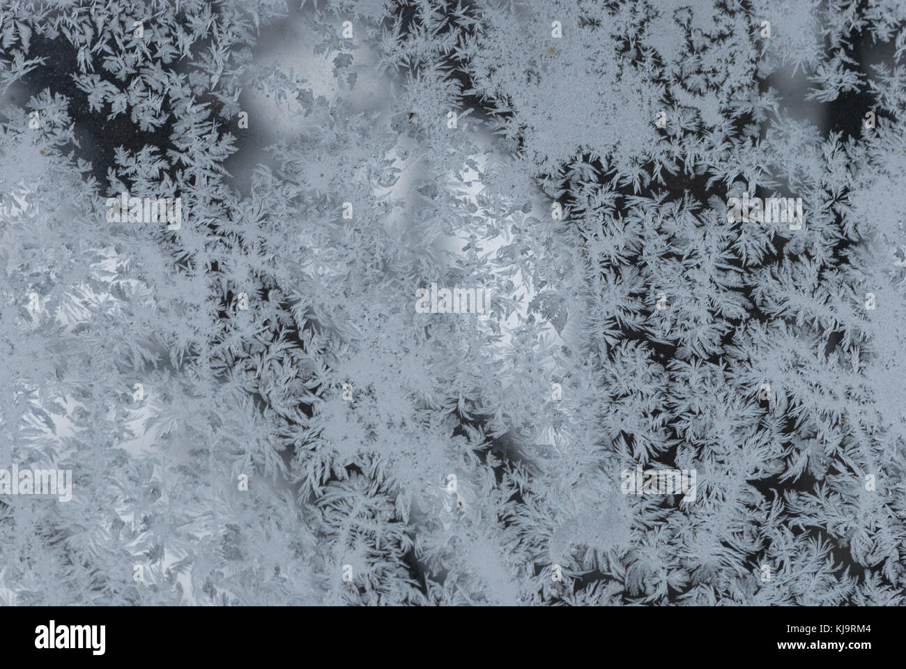frosty patterns in the window Stock Photo - Alamy