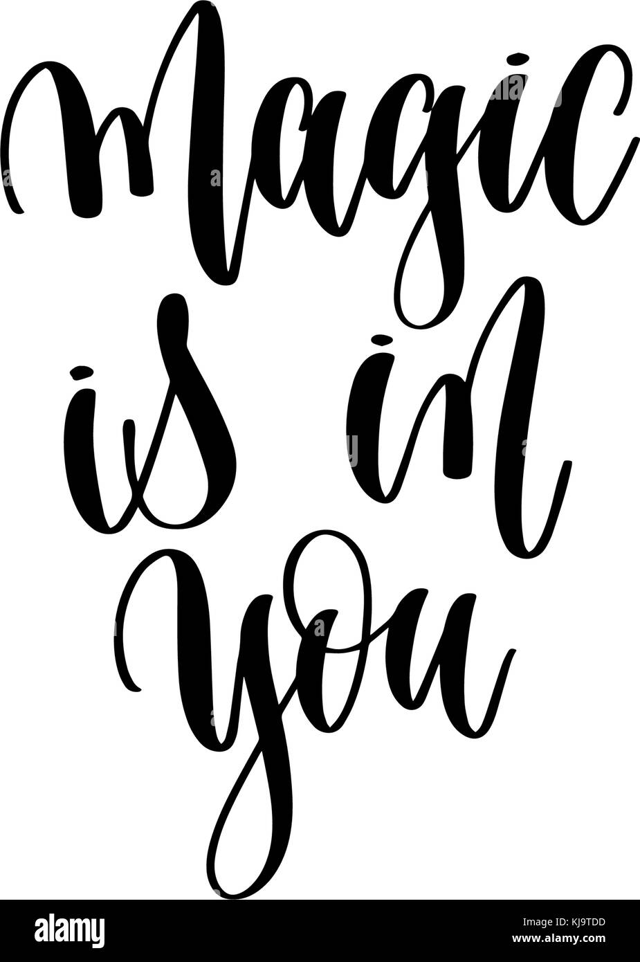 Magic inscription Cut Out Stock Images & Pictures - Alamy