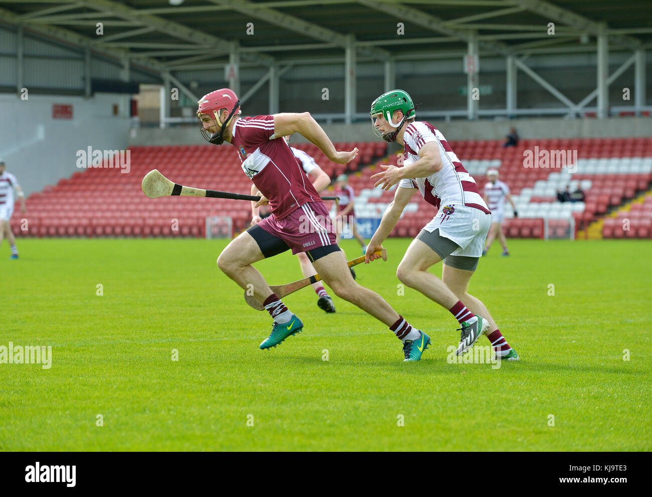 GAA hurling, Slaughtneill v Banagher, Celtic Park, Derry, Northern ...