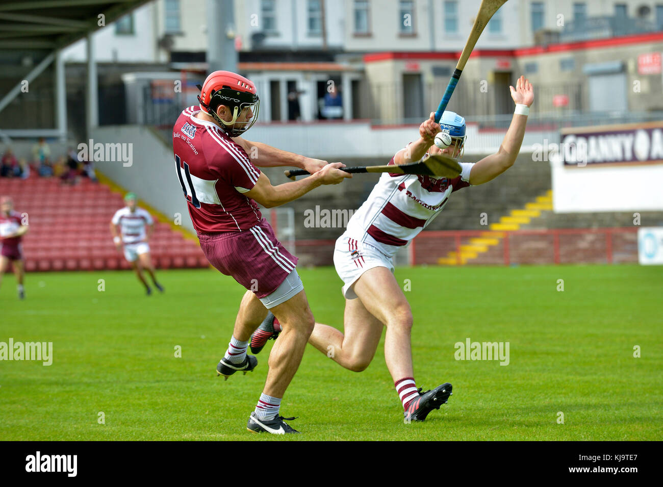GAA hurling, Slaughtneill v Banagher, Celtic Park, Derry, Northern ...