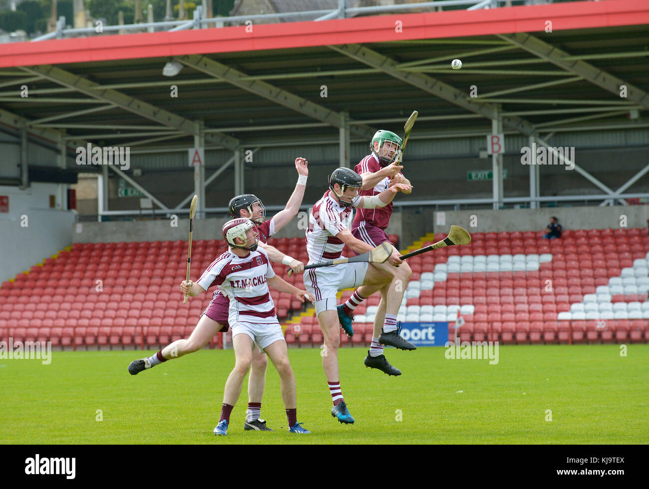 GAA hurling, Slaughtneill v Banagher, Celtic Park, Derry, Northern ...