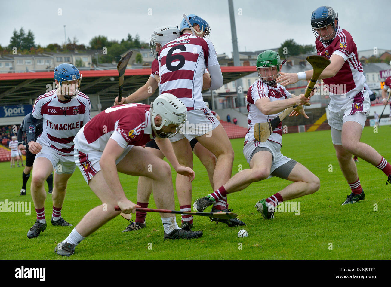 GAA hurling, Slaughtneill v Banagher, Celtic Park, Derry, Northern ...