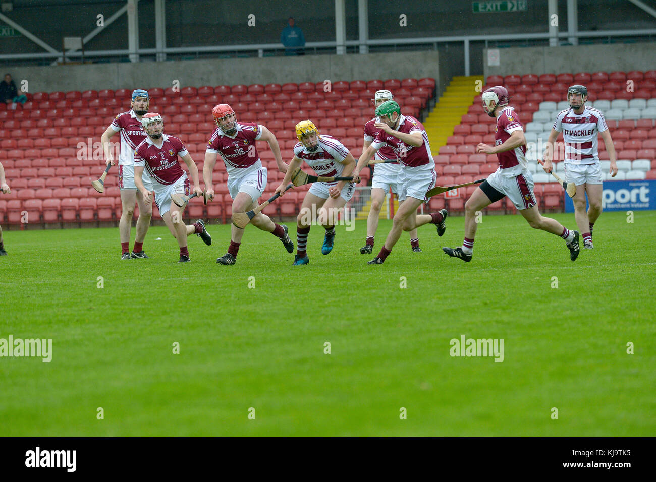 GAA hurling, Slaughtneill v Banagher, Celtic Park, Derry, Northern ...