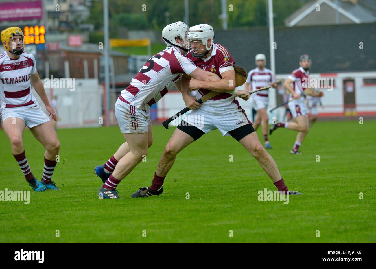 GAA hurling, Slaughtneill v Banagher, Celtic Park, Derry, Northern ...