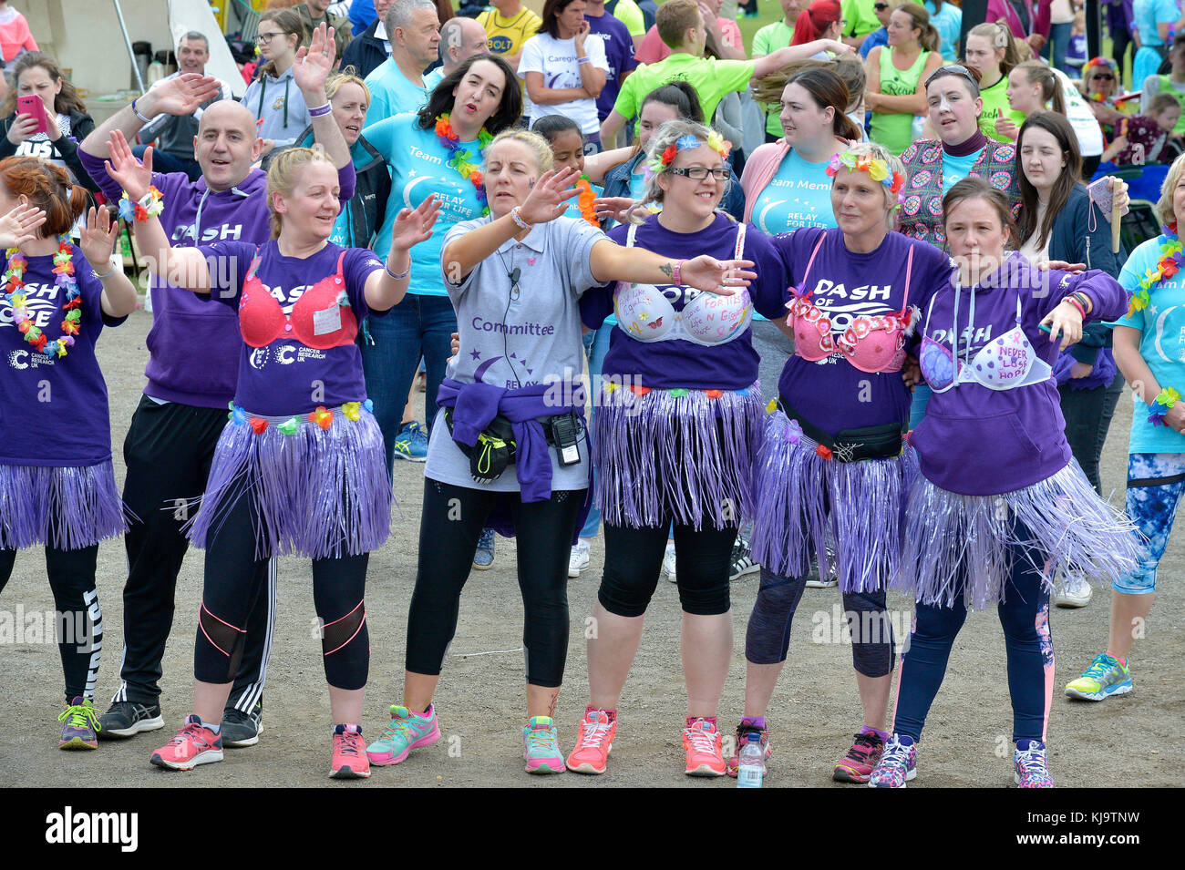 Survivors of cancer take part in Relay for Life fundraising event in ...