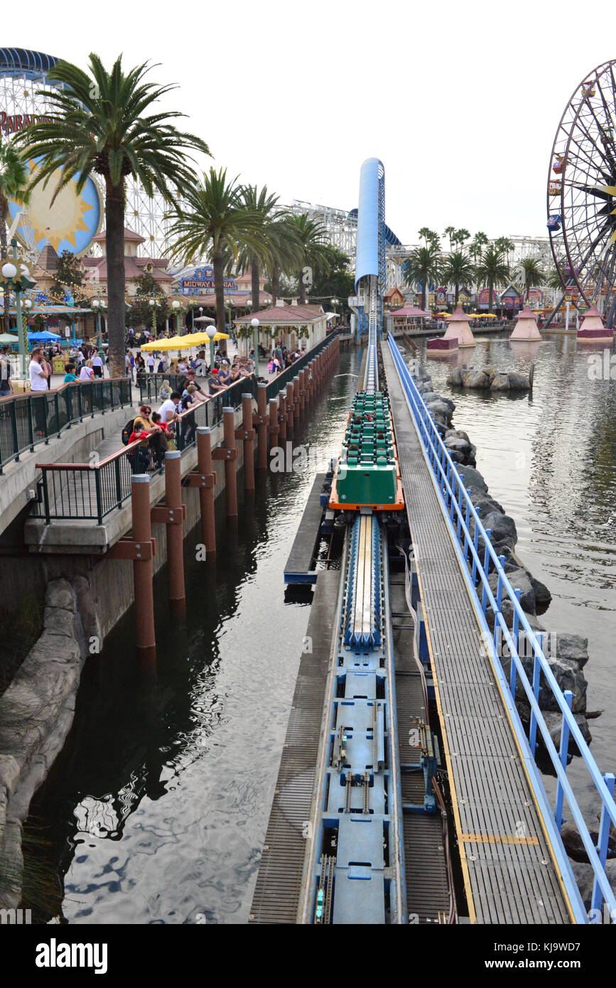 A roller coaster in the process of launching Stock Photo - Alamy