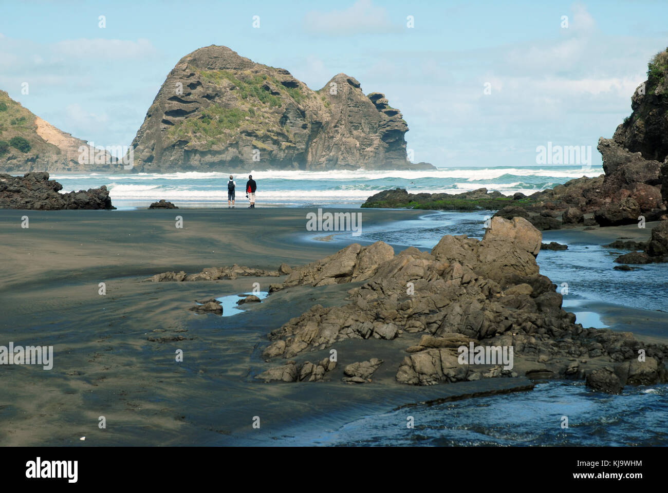 Piha Beach, New Zealand Stock Photo - Alamy