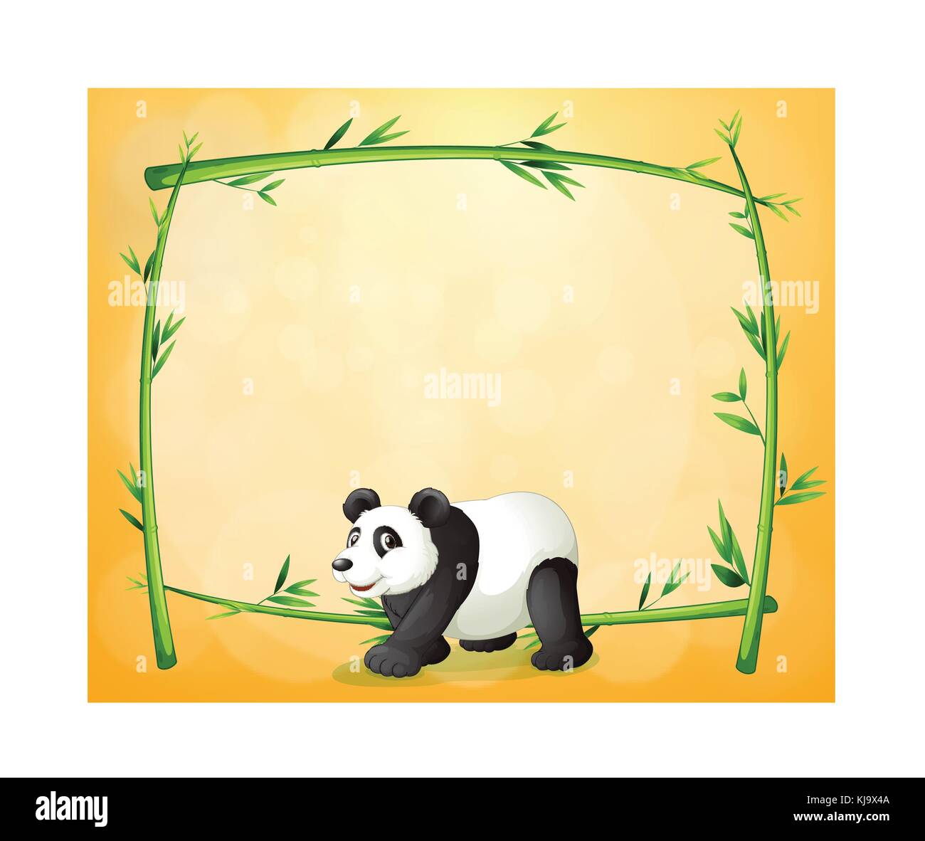Border Design Panda Illustration High Resolution Stock Photography and ...