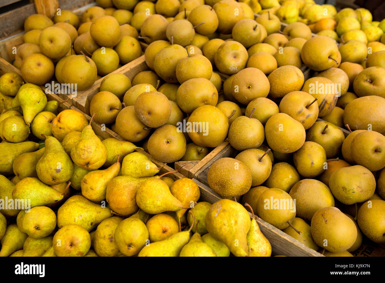 Organic pears from a local market Stock Photo - Alamy