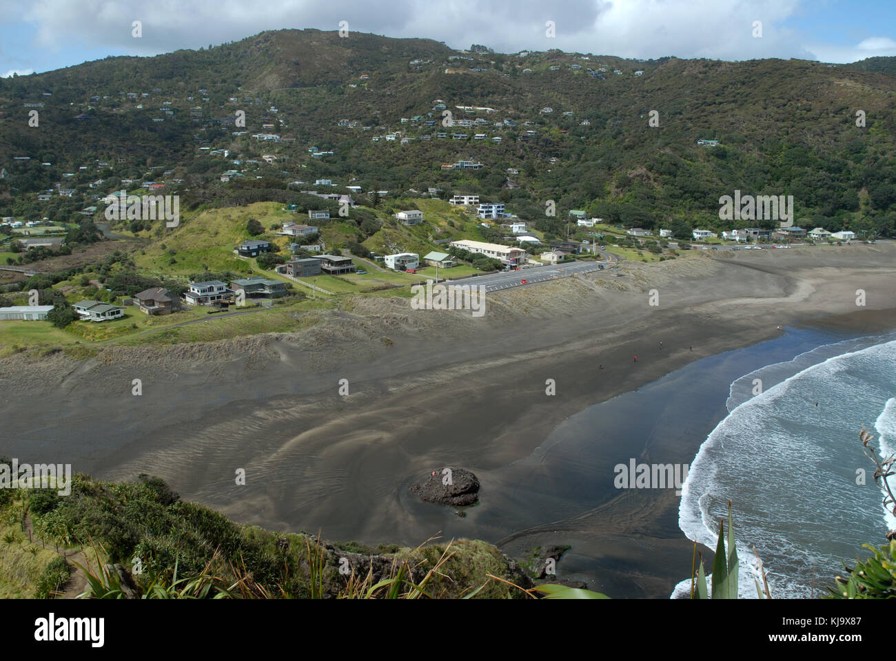 Piha Beach, New Zealand Stock Photo - Alamy