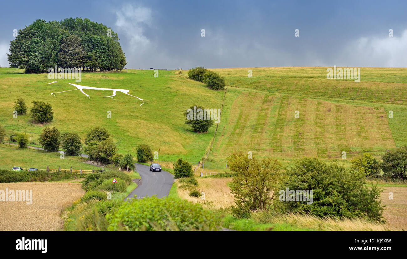 The hackpen white horse hi-res stock photography and images - Alamy