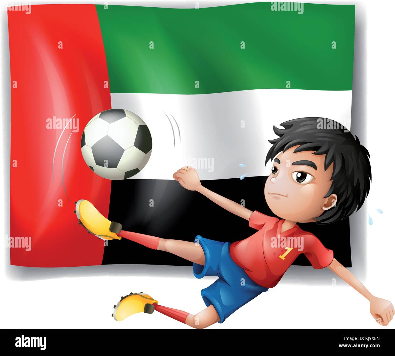 Flag Football Clip Art Boy