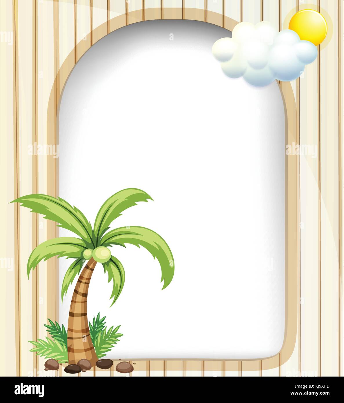 Coconut Tree Template