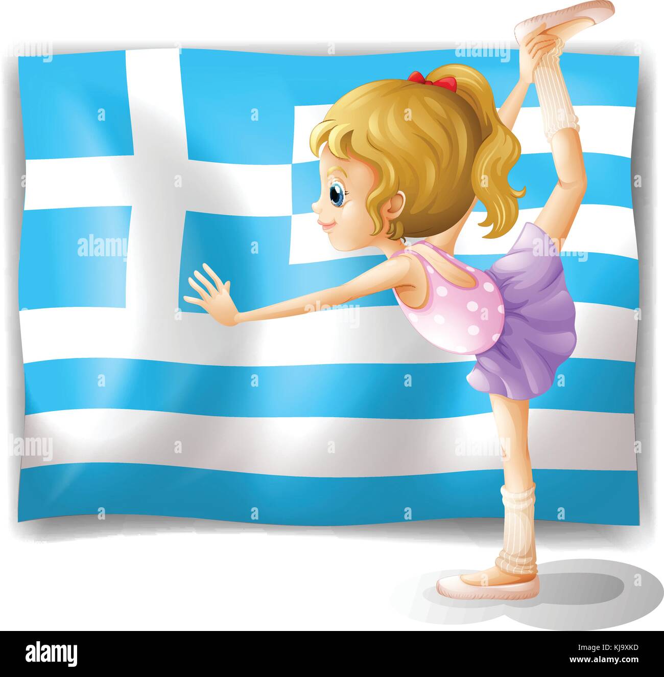 Female greek dancer Stock Vector Images - Alamy