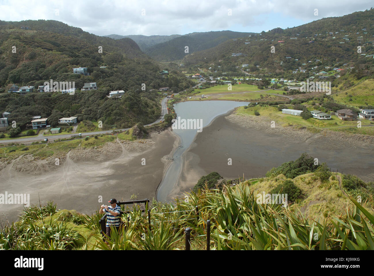 Piha Beach, New Zealand Stock Photo - Alamy