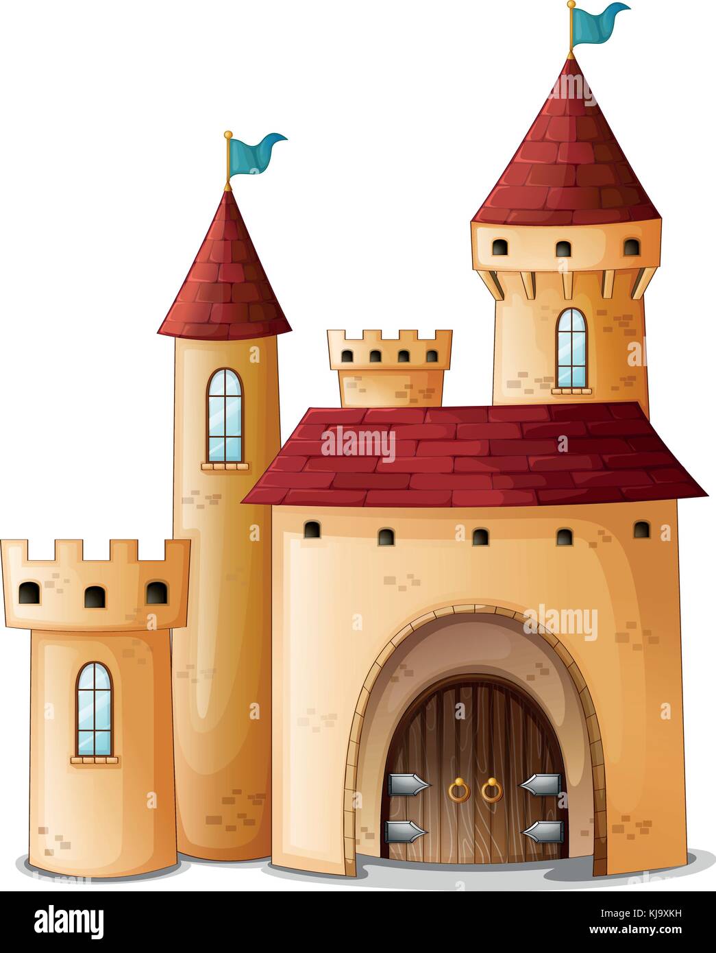 Windows of palace Stock Vector Images - Alamy