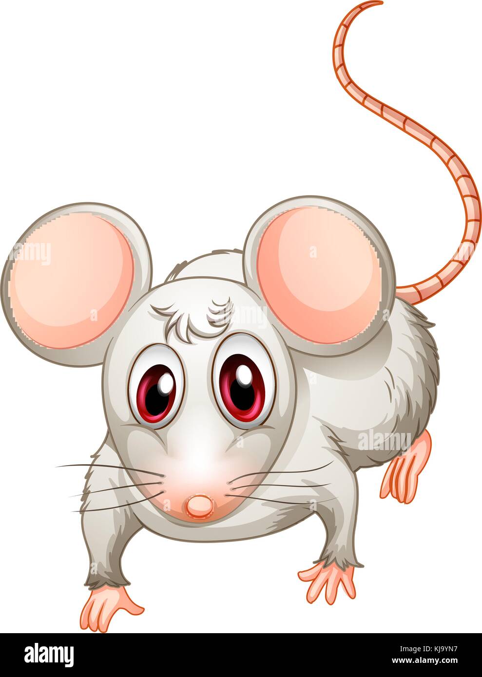 Illustration of a four-legged creature on a white background Stock ...