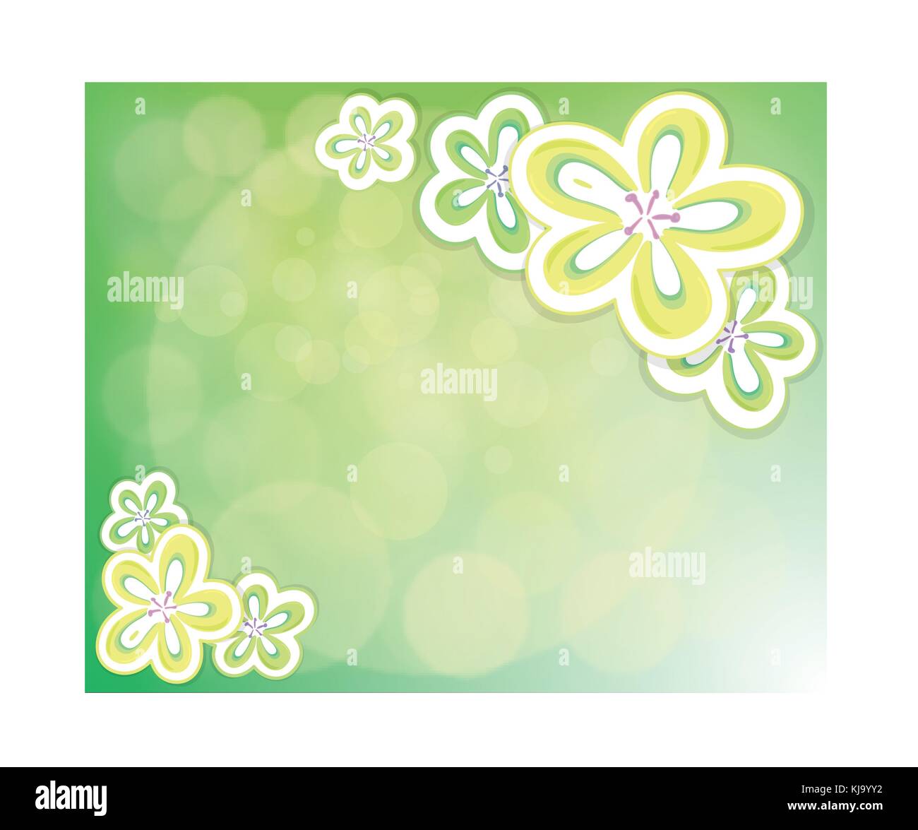 Illustration of a flowery background Stock Vector Image & Art - Alamy
