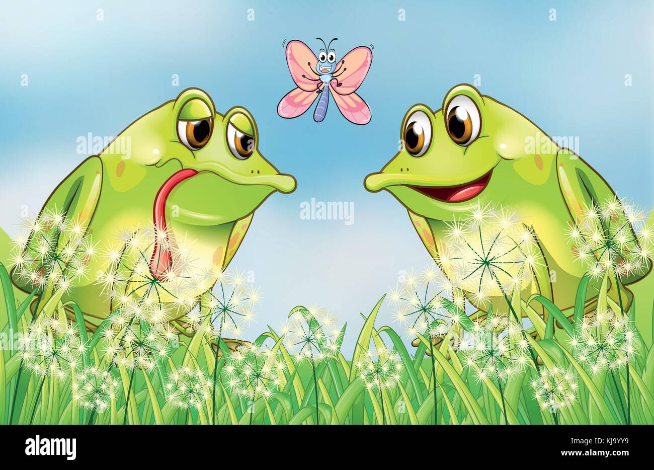 Two Happy Frogs