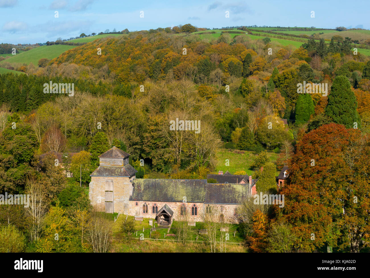Hopesay village hi-res stock photography and images - Alamy