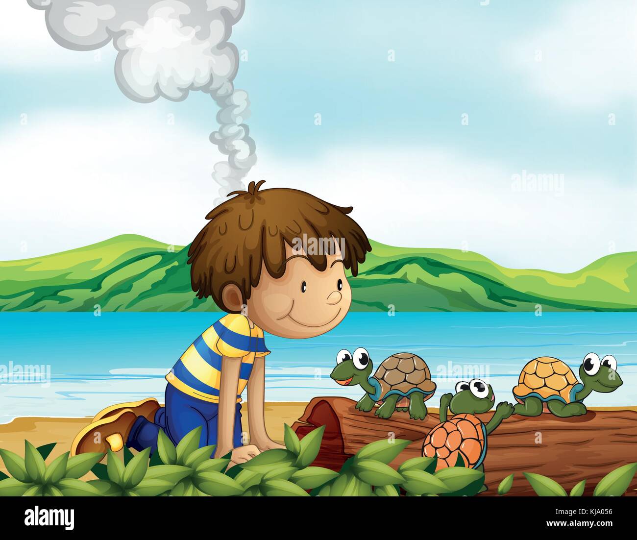 Three reptiles Stock Vector Images - Alamy