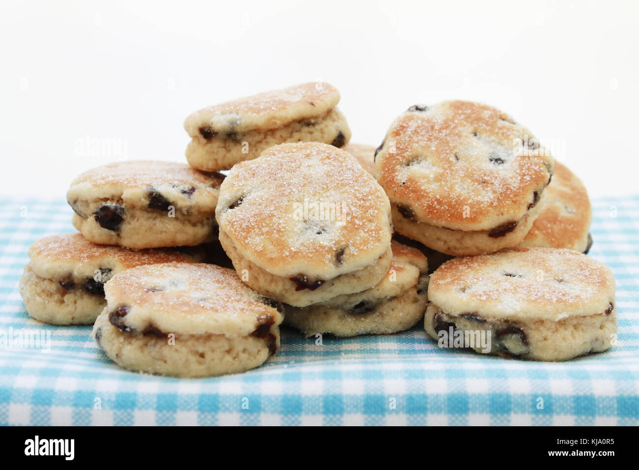 traditional welsh cakes Stock Photo - Alamy