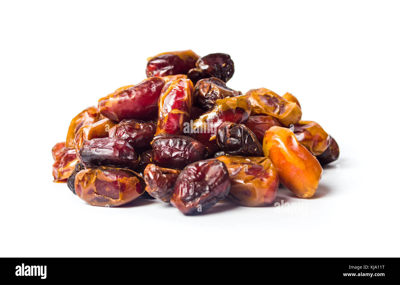 Fresh arabian dates isolated on white background Stock Photo - Alamy