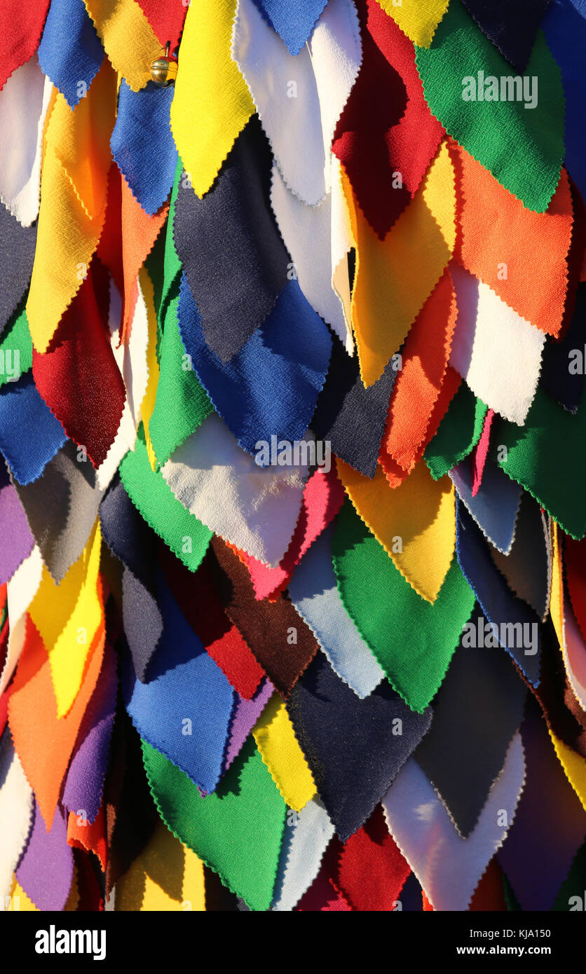 colorful multicolored cloth background to create a carnival dress Stock ...