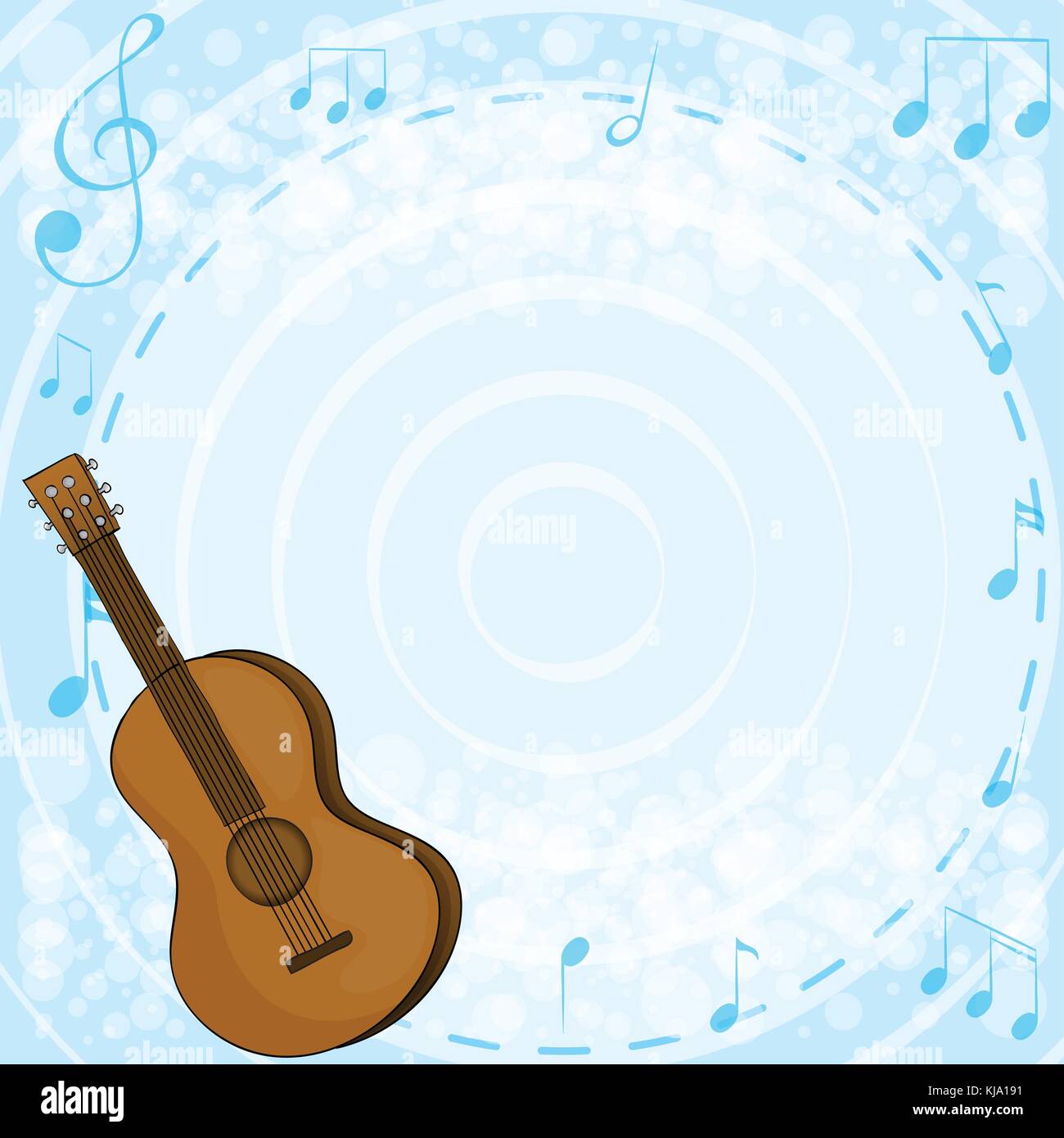 Guitar Border Clip Art