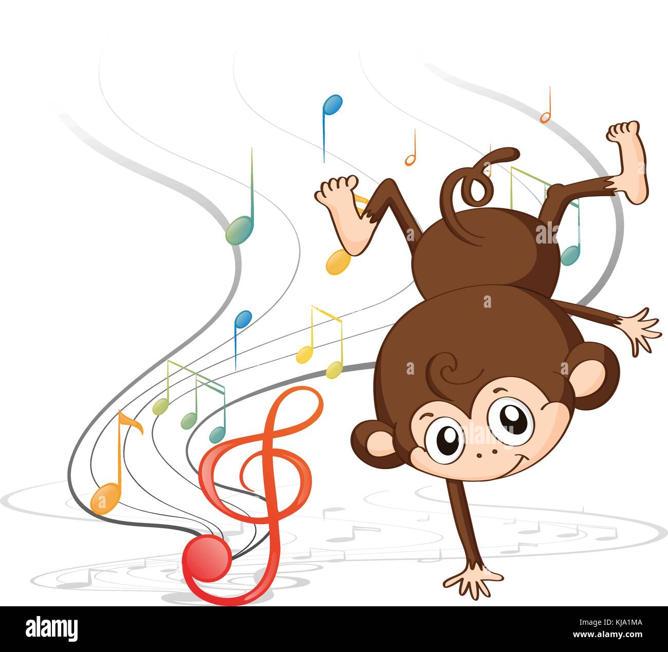 Musical notes symbols hand Cut Out Stock Images & Pictures - Alamy