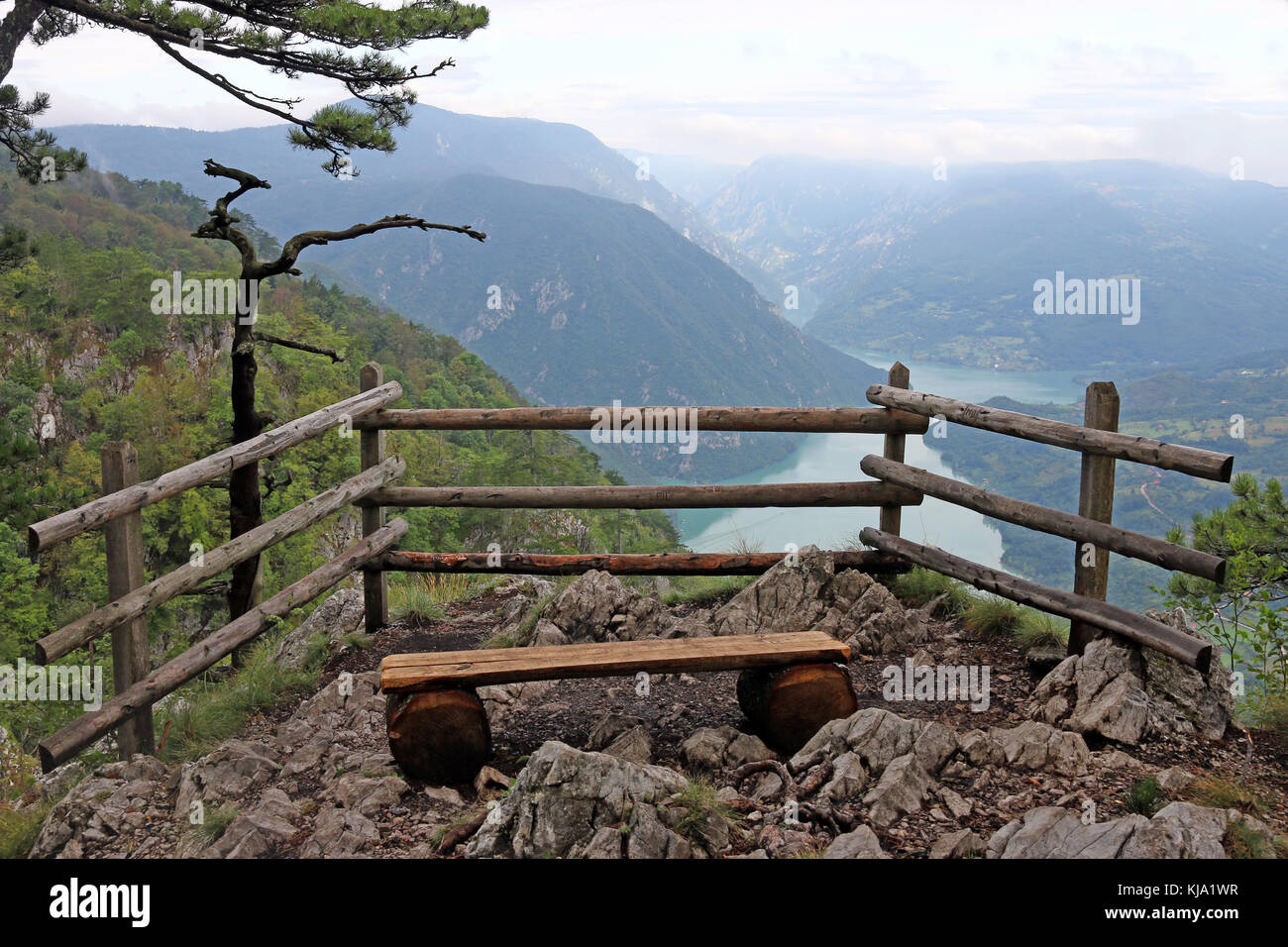 viewpoint Banjska stena Tara mountain Serbia Stock Photo - Alamy