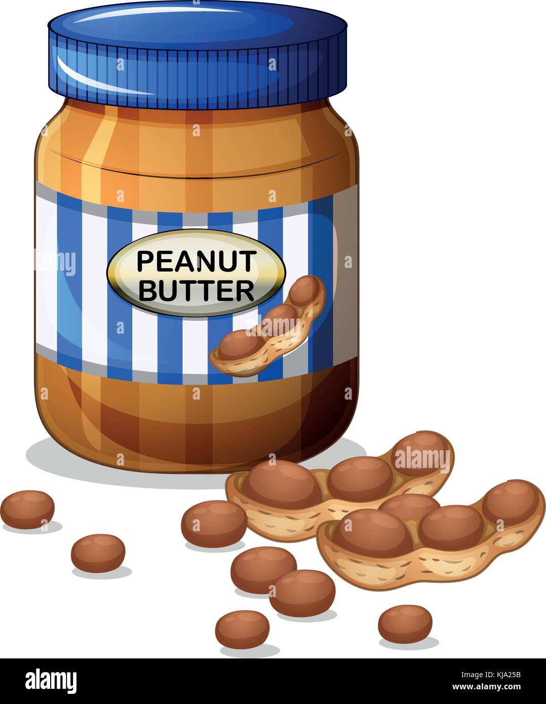 Peanut Butter Vector