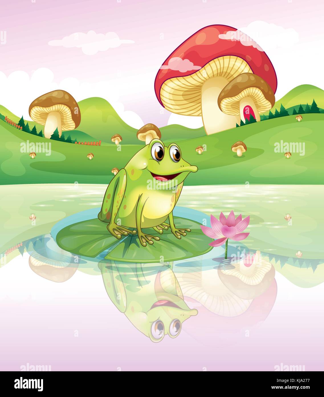 Frog eyes above water hi-res stock photography and images - Alamy