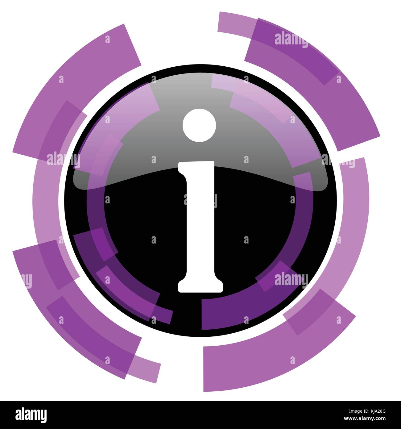 Information pink violet modern design vector web and smartphone icon ...