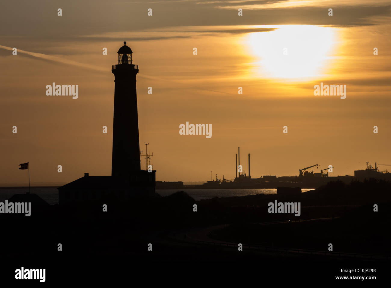 Denmark sunset hi-res stock photography and images - Alamy