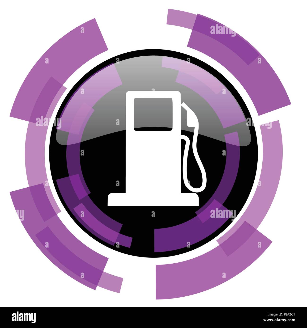 Petrol pink violet modern design vector web and smartphone icon. Round ...
