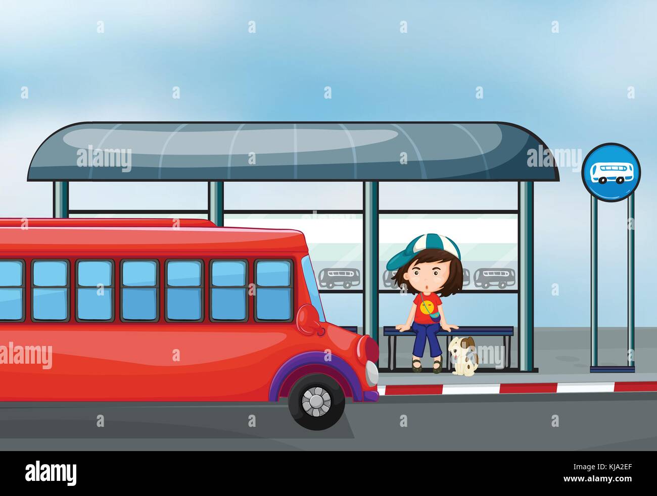 Waiting Shed Stock Vector Images - Alamy