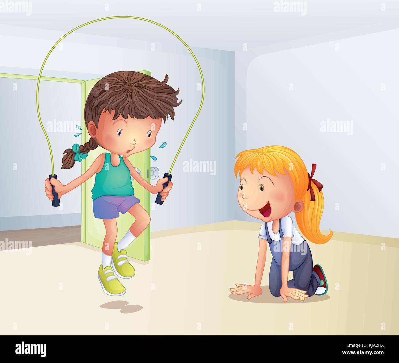 Skip class Stock Vector Images - Alamy