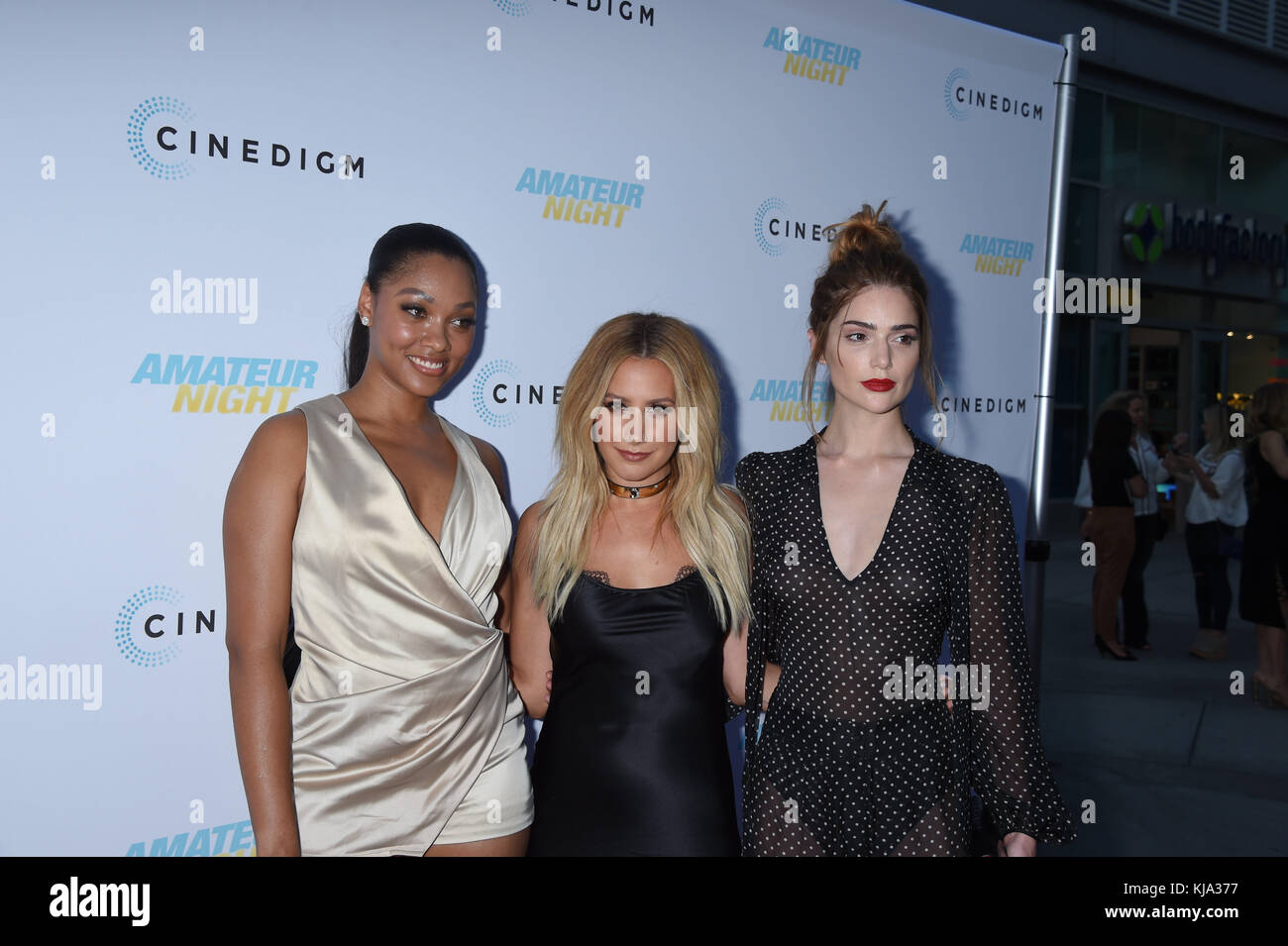 HOLLYWOOD, CA - JULY 25: Bria Murphy, Ashley Tisdale, Janet Montgomery ...