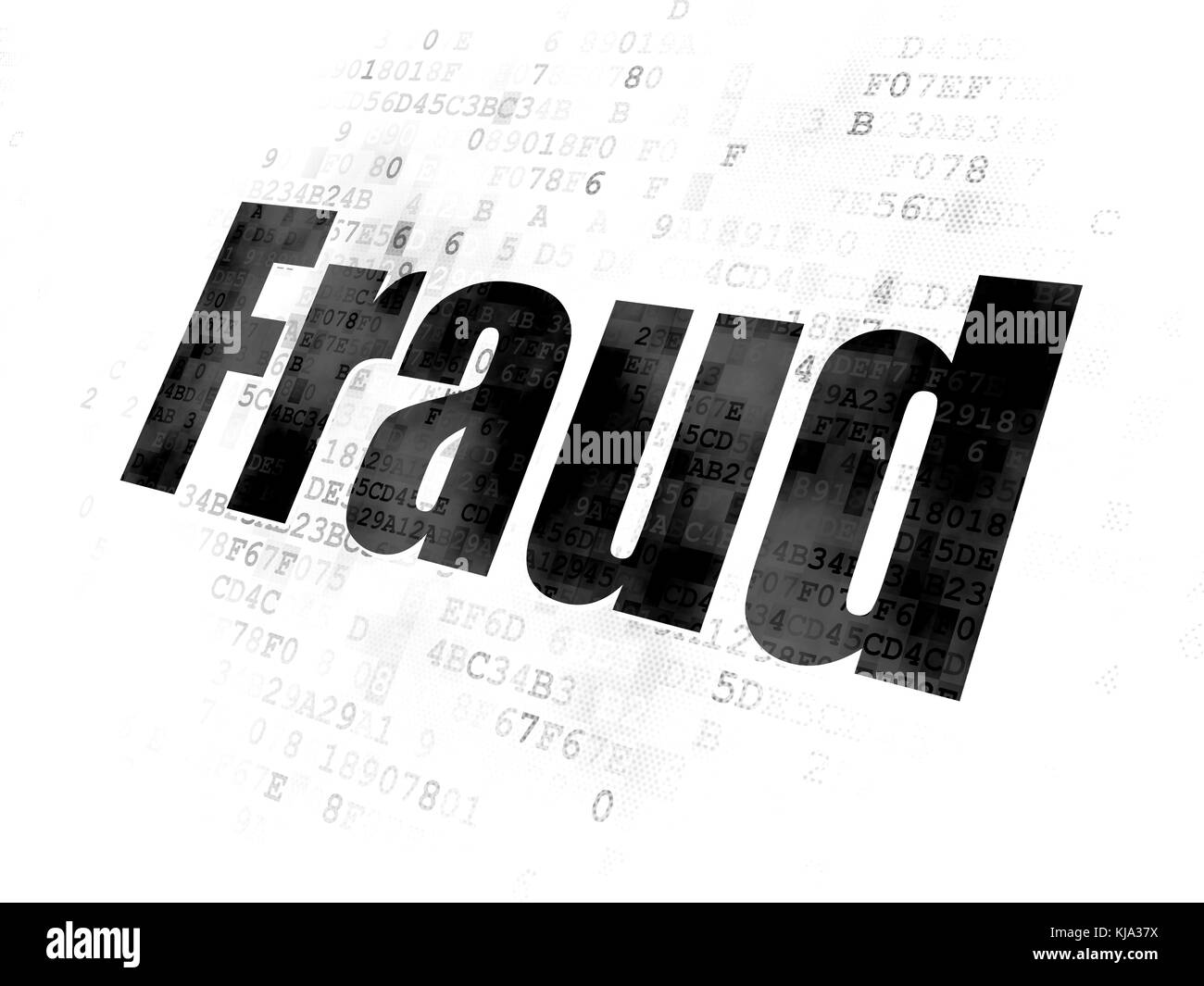 Privacy concept: Fraud on Digital background Stock Photo - Alamy