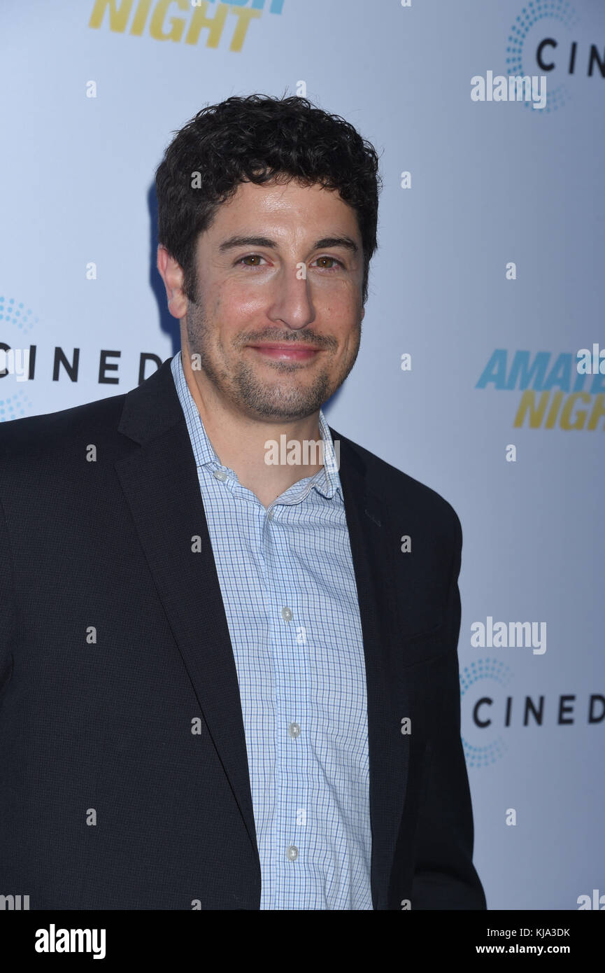 HOLLYWOOD, CA - JULY 25: Jason Biggs attends the premiere of Cinedigm's ...