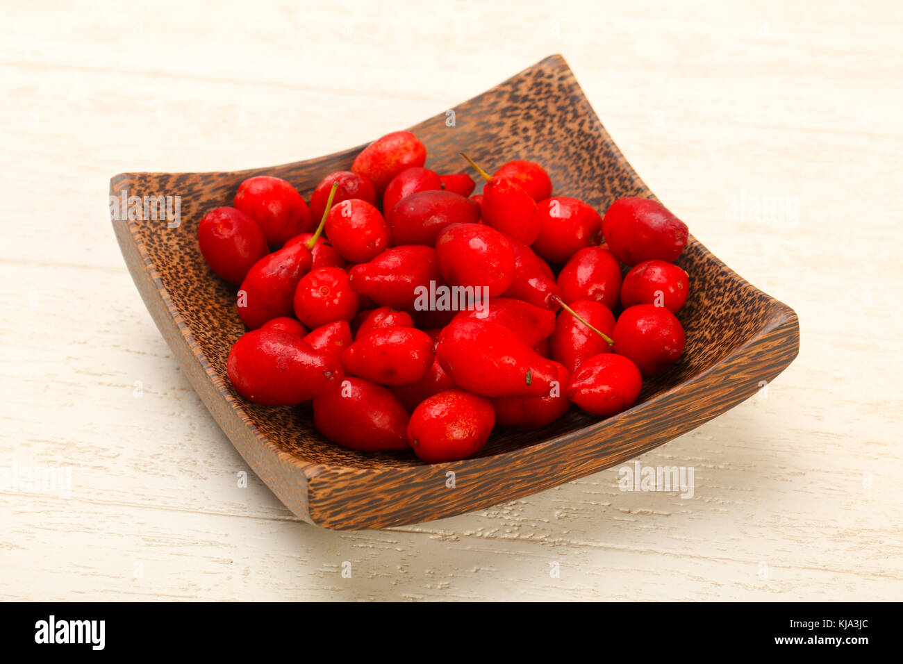 The cornel fruit Stock Photo - Alamy