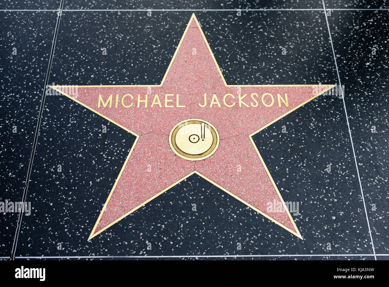 HOLLYWOOD, CA - DECEMBER 06: Michael Jackson star on the Hollywood Walk ...