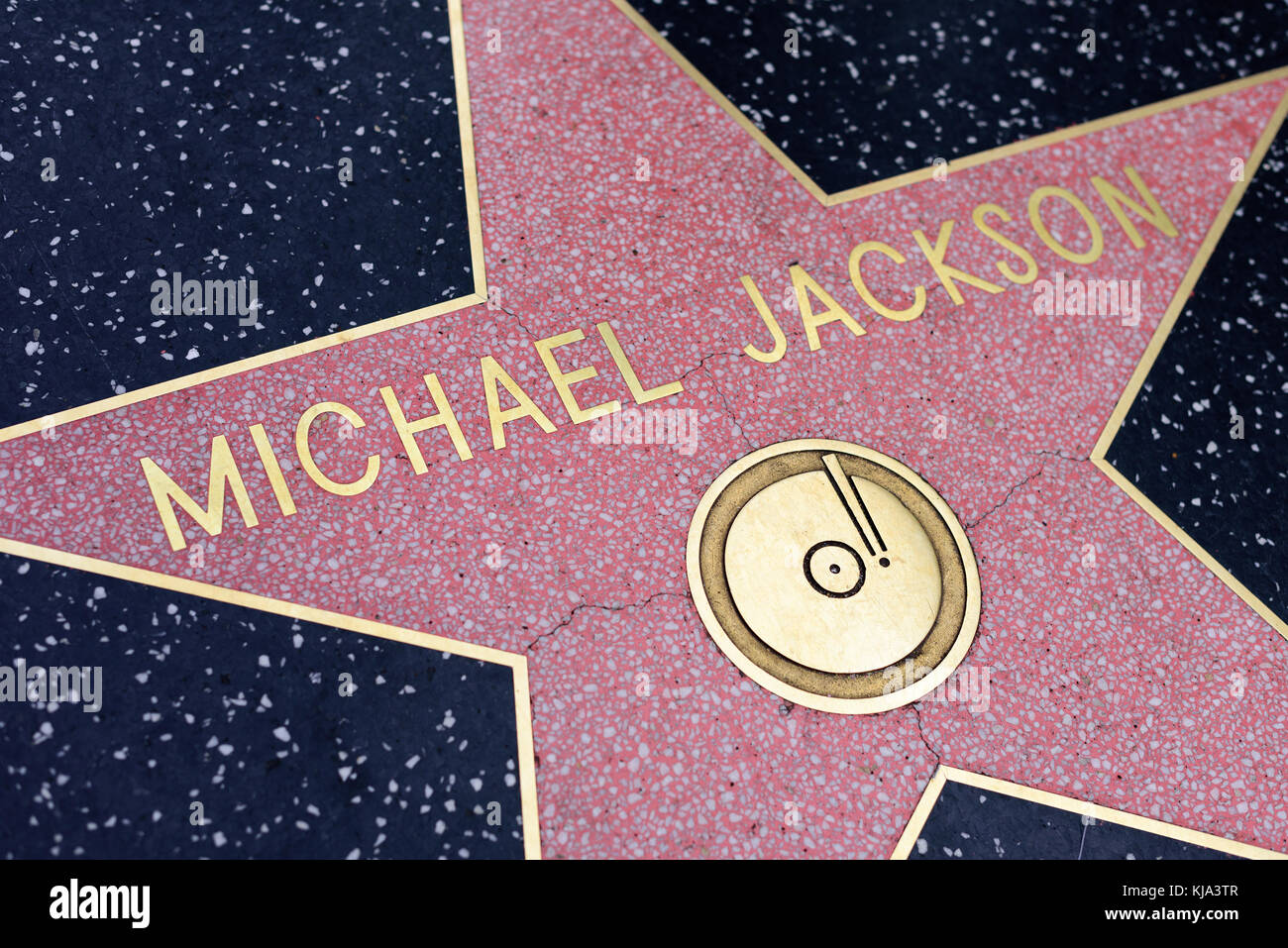 HOLLYWOOD, CA - DECEMBER 06: Michael Jackson star on the Hollywood Walk ...