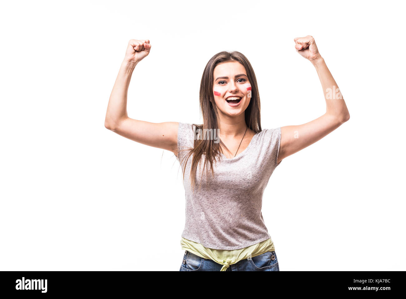 Poland win. Victory, happy and goal scream emotions of Poland football ...