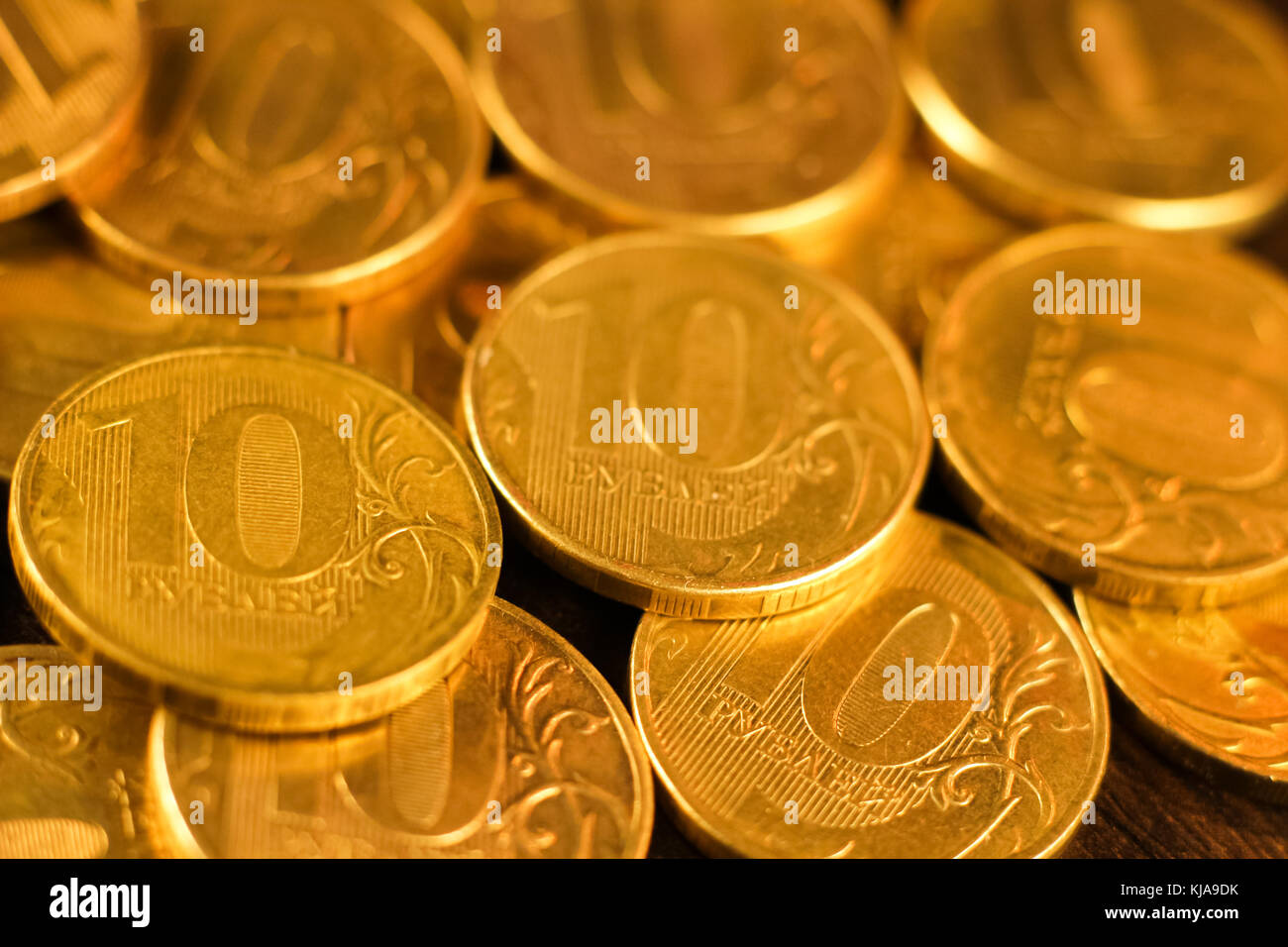 Set of russian ruble coins. Russian currency. Financial concept Stock ...