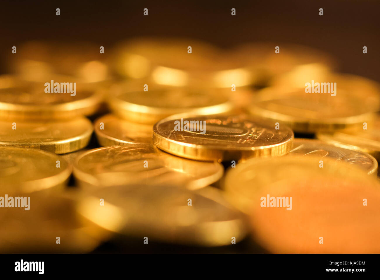 Set of russian ruble coins. Russian currency. Financial concept Stock ...