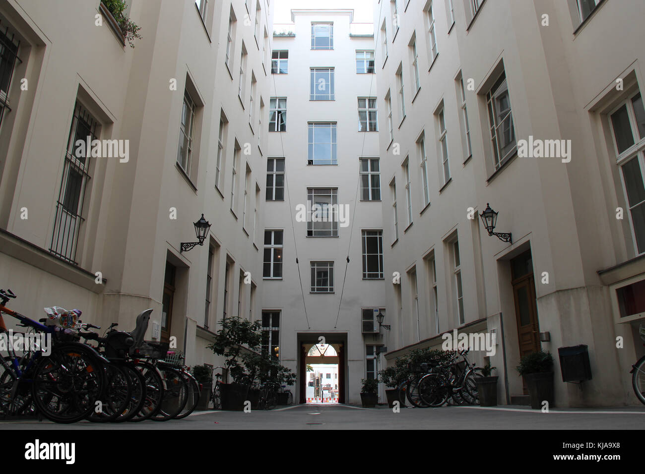 Buildings and inner courtyard in Berlin (Germany Stock Photo - Alamy