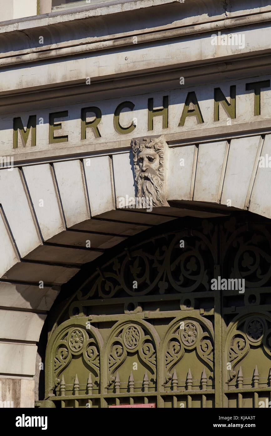 Exterior facade details. The Farmiloe Building, London, United Kingdom ...